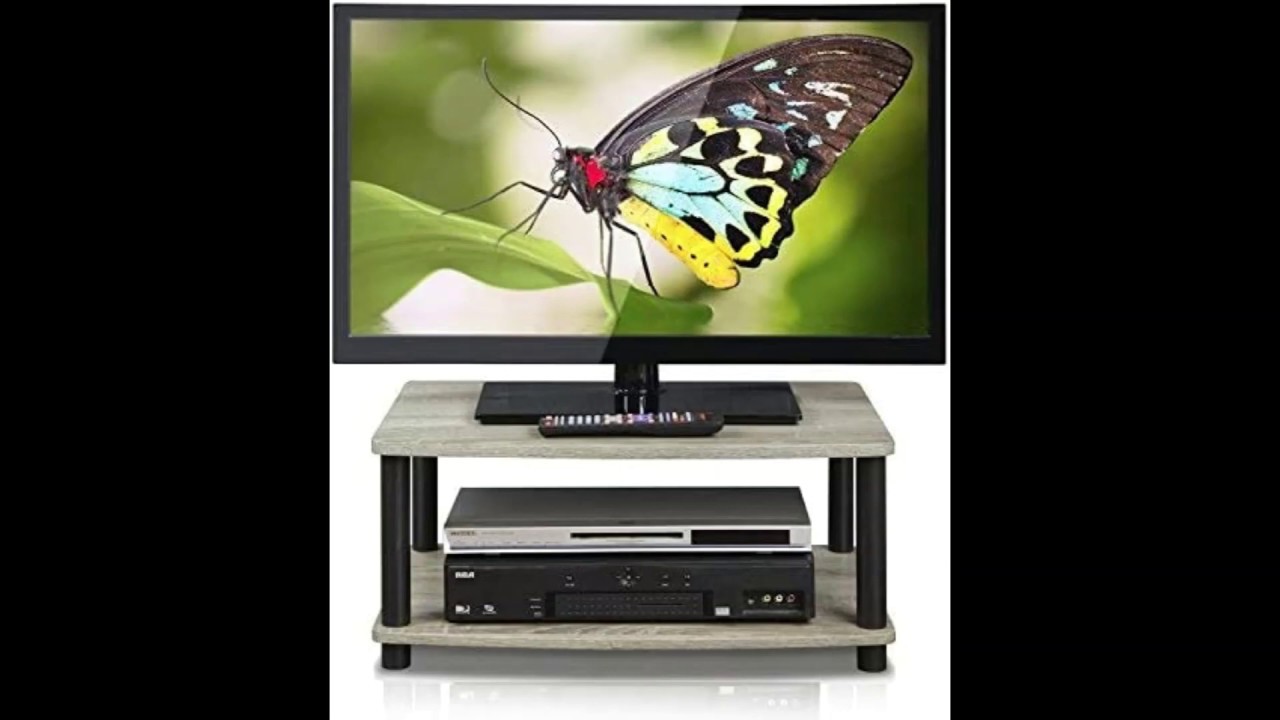 2 Tier Elevated TV Stand - YouTube