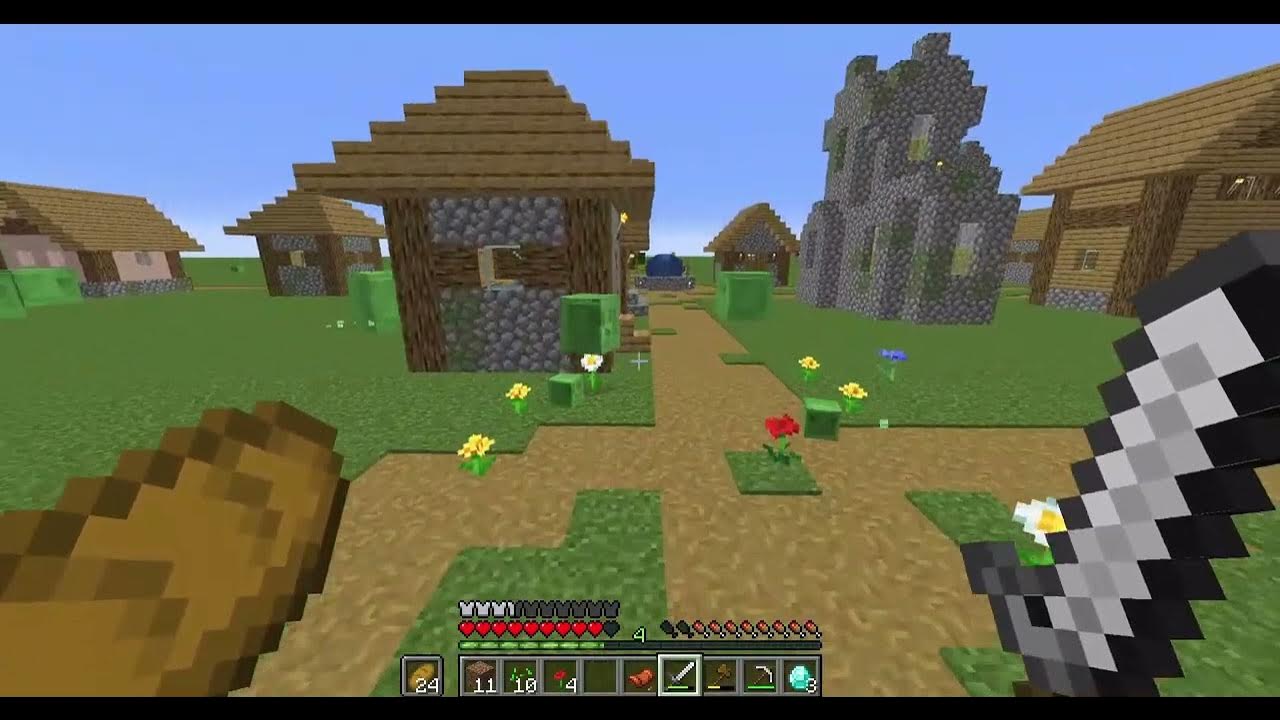 Minecraft Java edition super flat world part 2 - YouTube