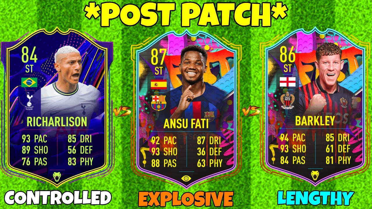 *POST PATCH* Controlled vs Explosive vs Lengthy Speed Test - FIFA 23 ...