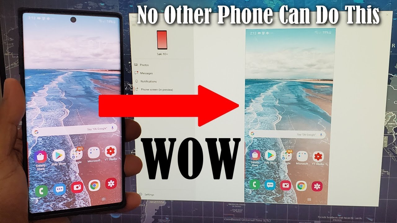 Galaxy Note 10 Plus - No Other Phone Can Do This - Link to Windows ...