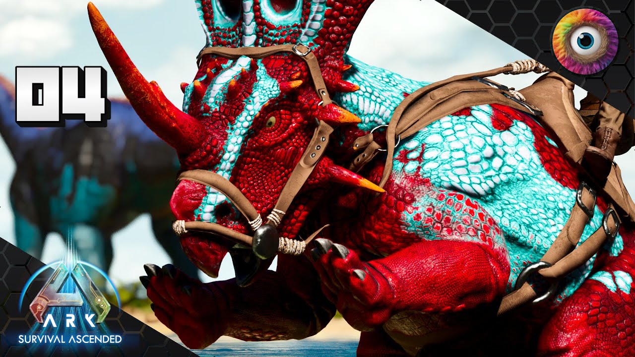 Styracosaurus Tame! The Great Boating Adventure Pt 2 - Ark Ascended ...