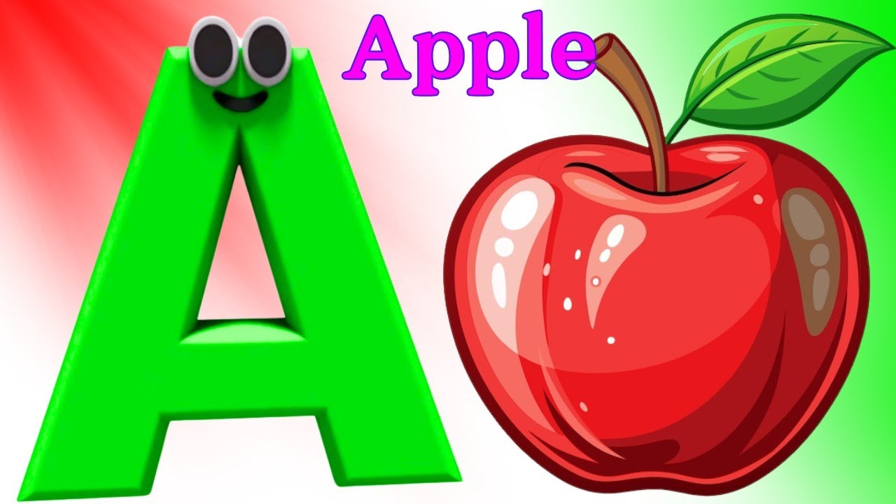ABC song | a for apple | abc phonics song for toddlers | nursery rhymes ...