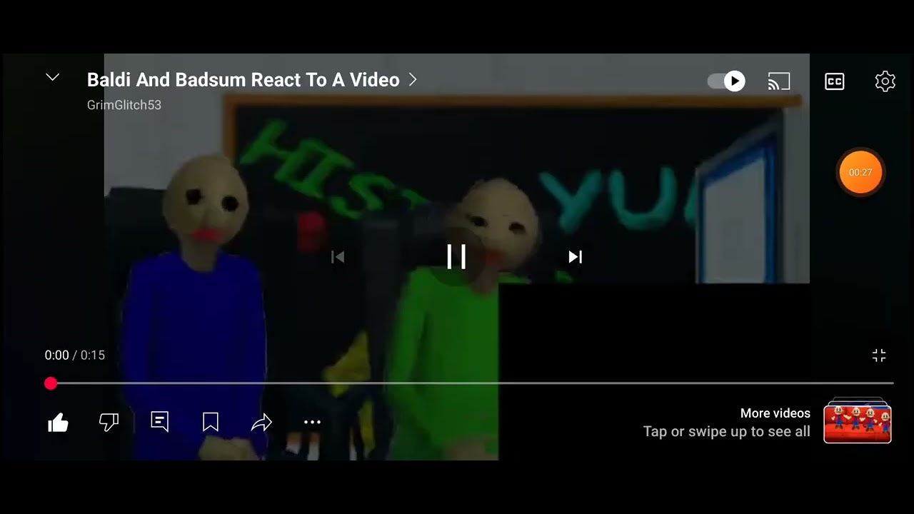 Baldi basic. Broken ruler. - YouTube