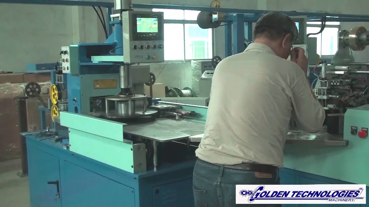 extrusion machine with auto coiling machine - YouTube