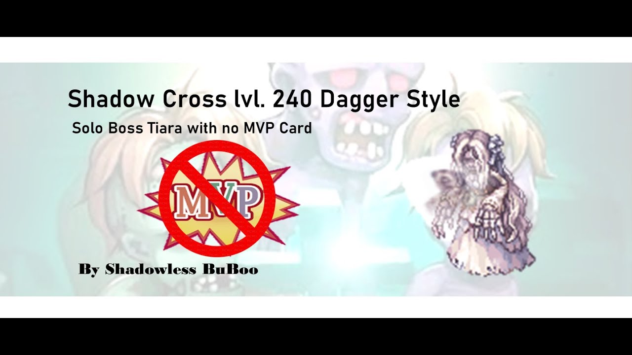 Shadowless BuBoo : Shadow Cross Dagger Style Solo Boss Tiara with no ...