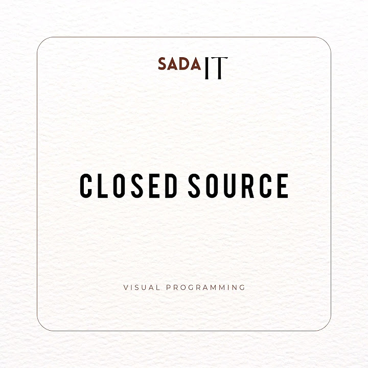 Closed Source definition | Visual Programming - YouTube