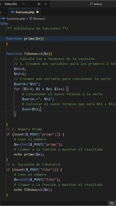 Resolver El Algoritmo De La Serie De Fibonnaci Parte 4 Php Coding Desarrolloweb Tutorial