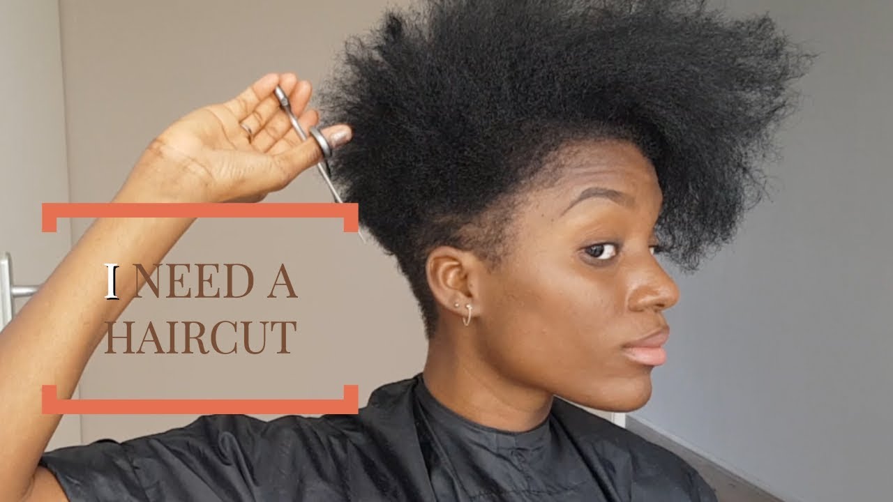 Natural Hair: I NEED A HAIRCUT | TAPERED - YouTube