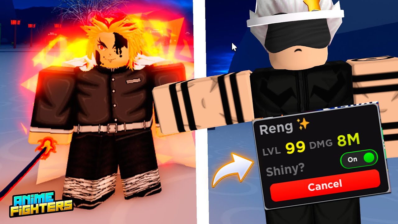 FINALMENTE PEGUEI o RENGOKU SHINY no ANIME FIGHTERS e ELE TEM 8MILHÕES ...