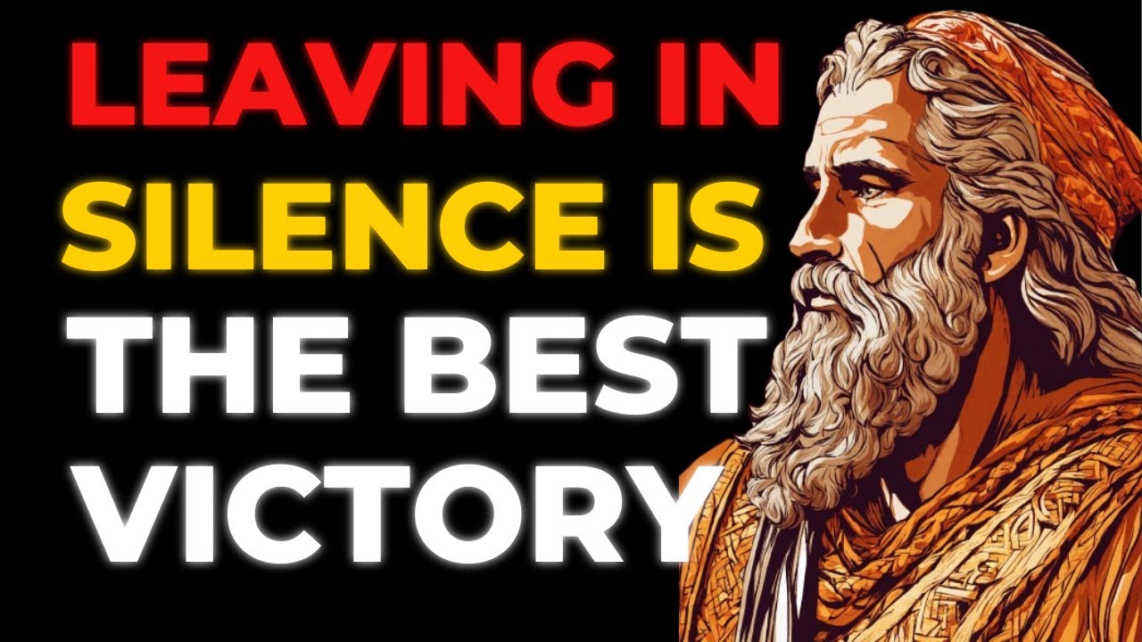 10 Reasons Why Leaving Silently is Your Best Decision | Stoicism - YouTube