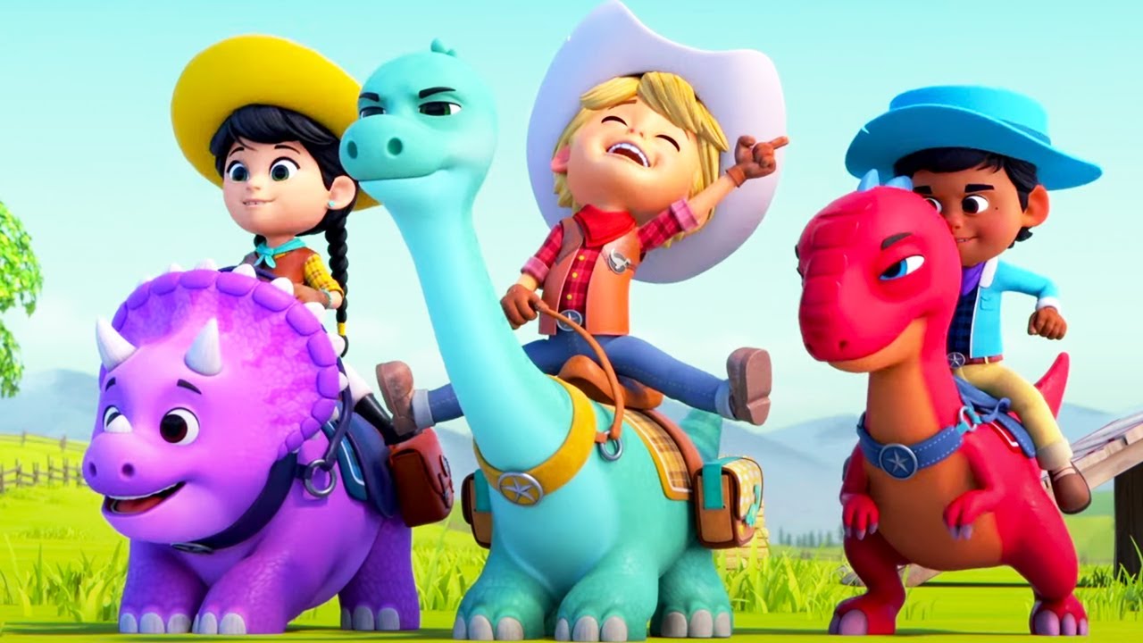 Dino Switch Up Challenge | Dino Ranch - YouTube