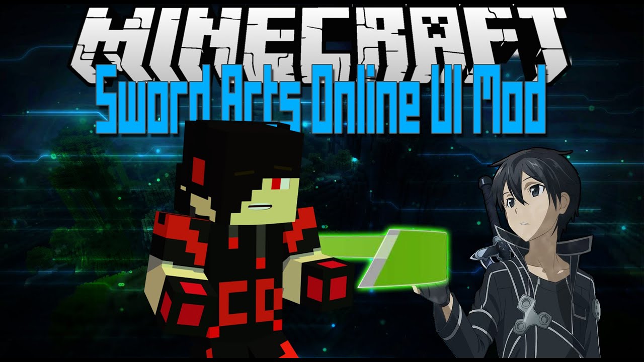 Minecraft: Mod Showcase - Sword Arts Online UI - YouTube