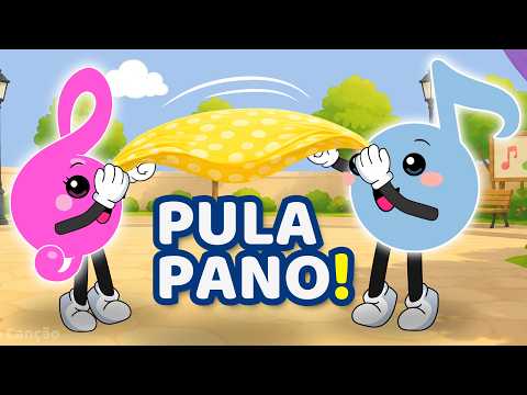 🎪 PULA PANO! | Brincadeira do Pano Mágico com Noti e Sol 🌞🎵