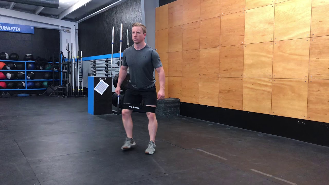 Hip Circle Lateral Walk - YouTube