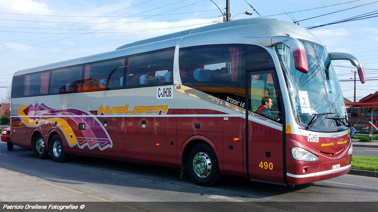 Irizar i6 3.90 / volvo B420R / buses hualpen (maquina n°489) - YouTube