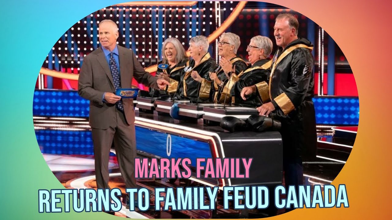 Family Feud Canada: The Marks Family's Second Chance Win - YouTube