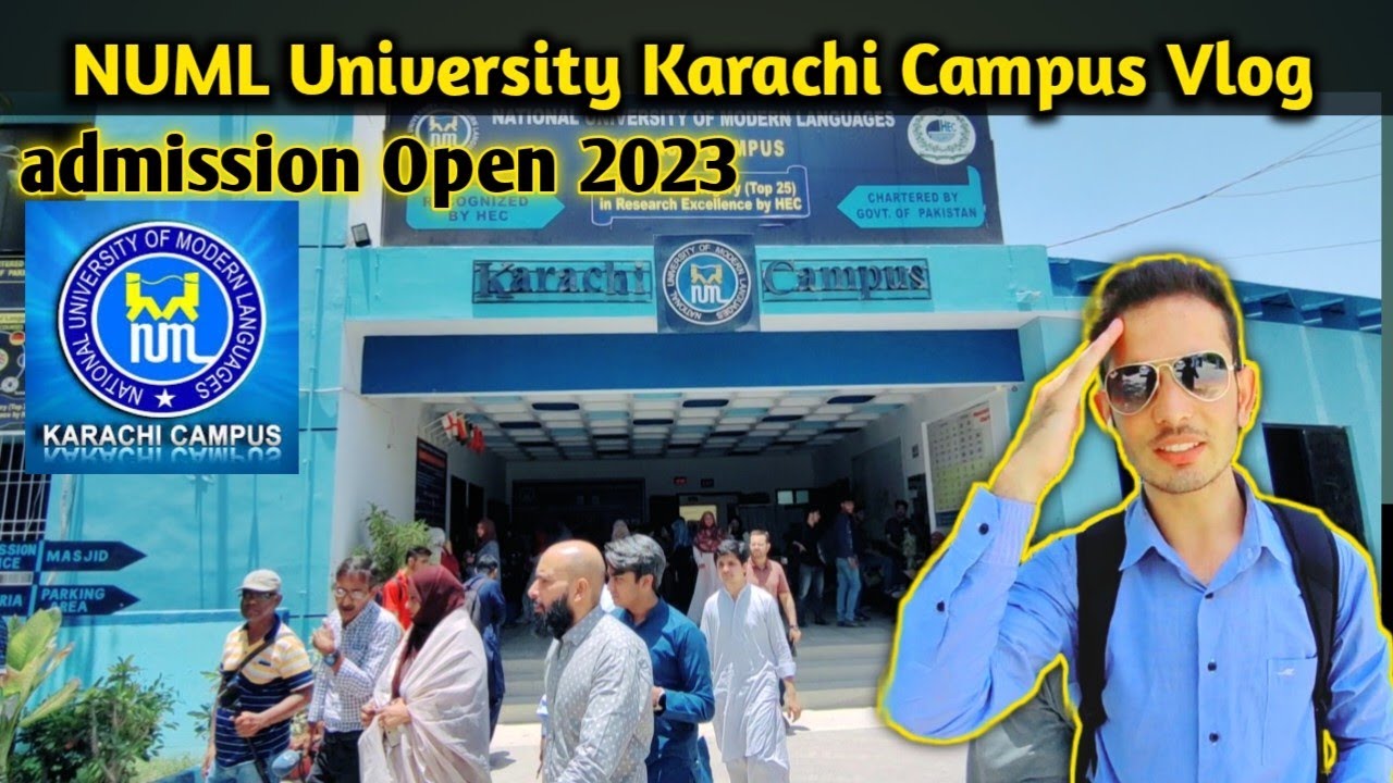 NUML University Karachi Campus ️|Complete Admission Details ️ - YouTube