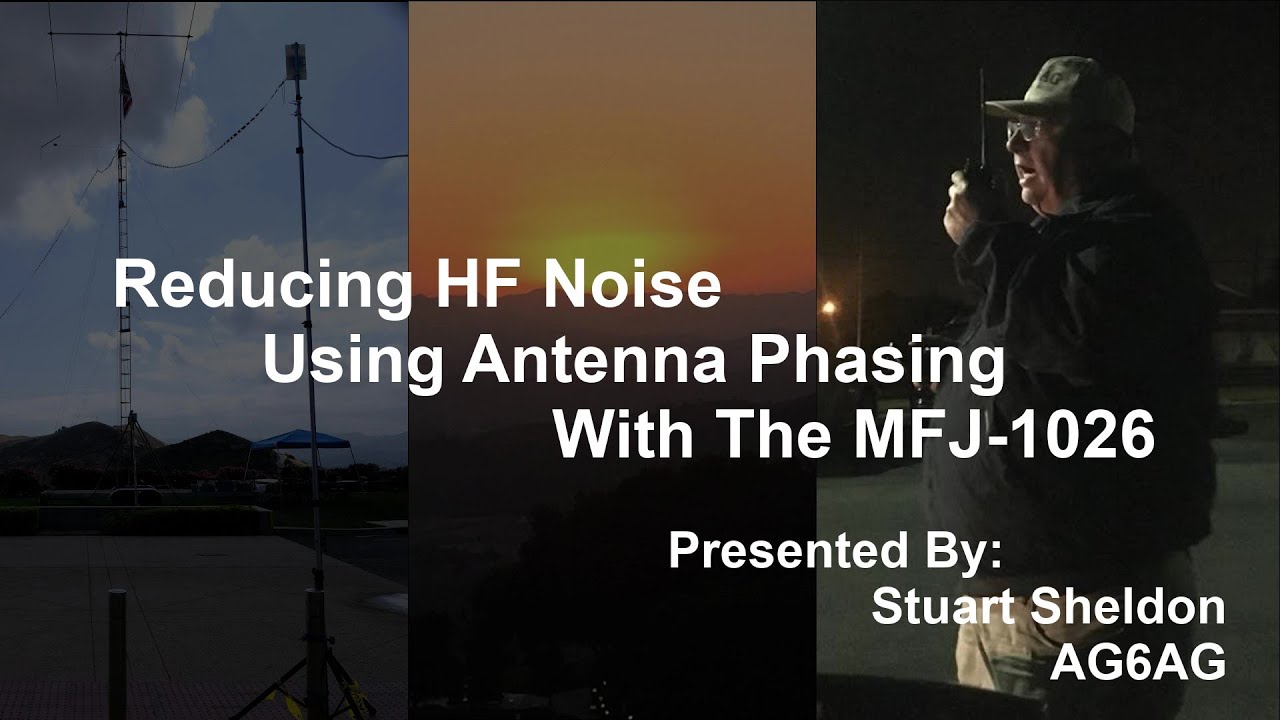 Reducing HF Noise Using Antenna Phasing With The MFJ-1026 - YouTube