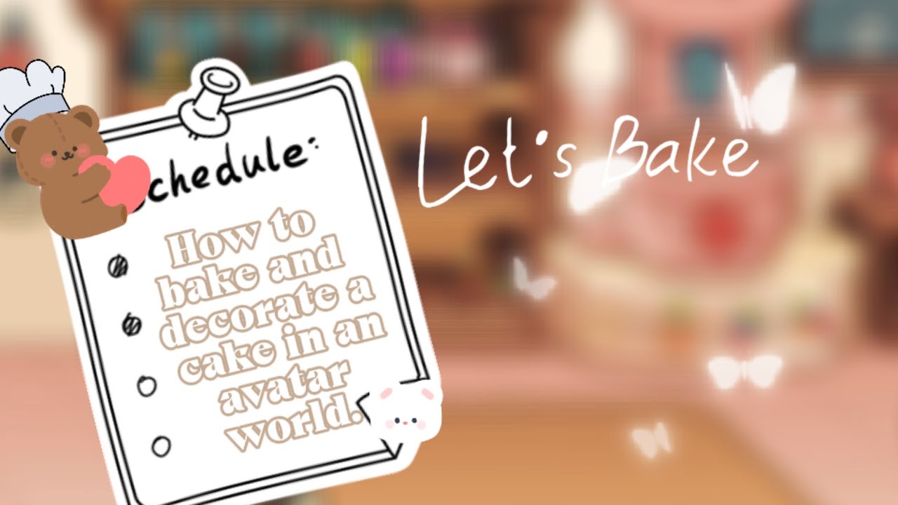 Tutorial on how to bake and decorate cake in Avatar World! 🎂🎂 🎂 # ...