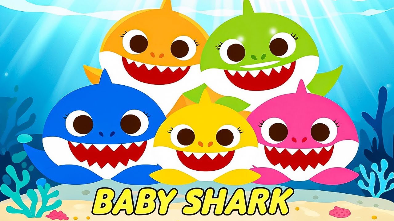 Baby Shark Groove 💃 Fun Dance Moments for Children and Toddlers - YouTube