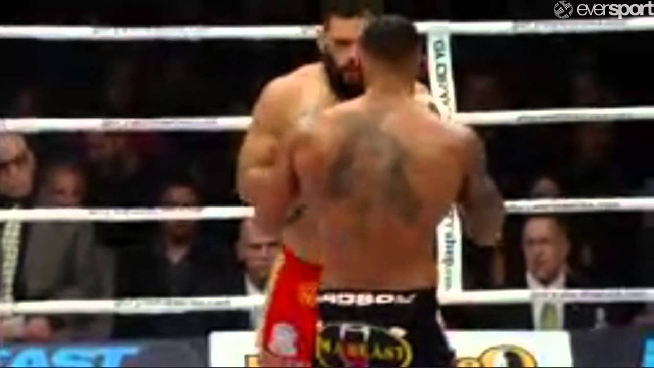 Heavyweight KNOCKOUT Chi Lewis-Parry puts Demoreo Dennis to sleep - YouTube
