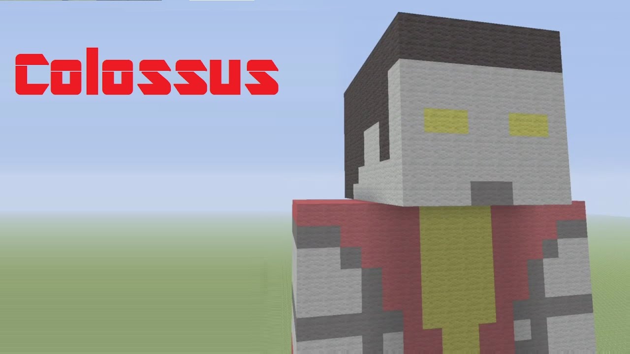Minecraft | How to Build Colossus from the X-Men - YouTube