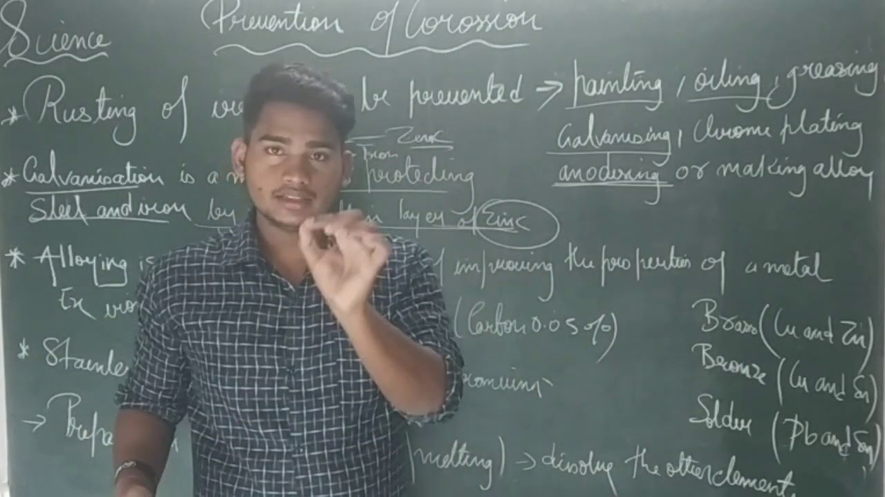 Prevention of Corrosion | Class-10 | Science | Chapter-3 Metals and Non ...