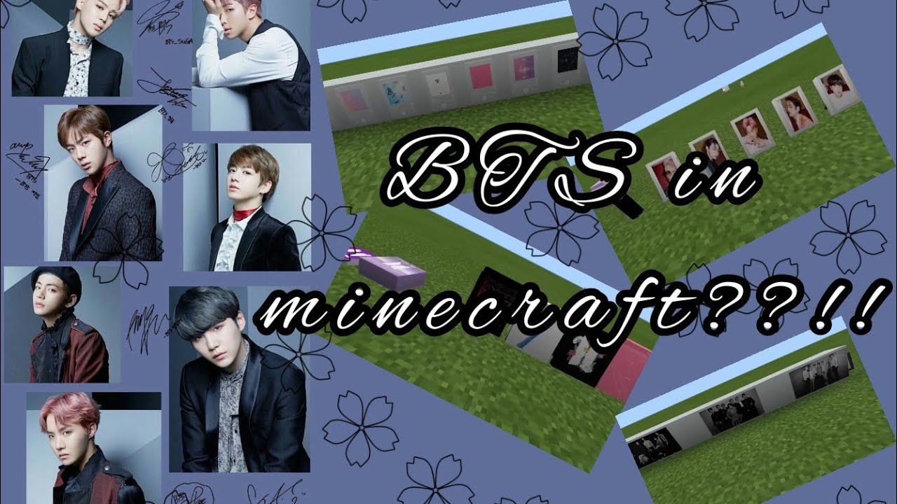 btsفي ماينكرافت؟؟ BTS in minecraft??!! 😱😱 - YouTube