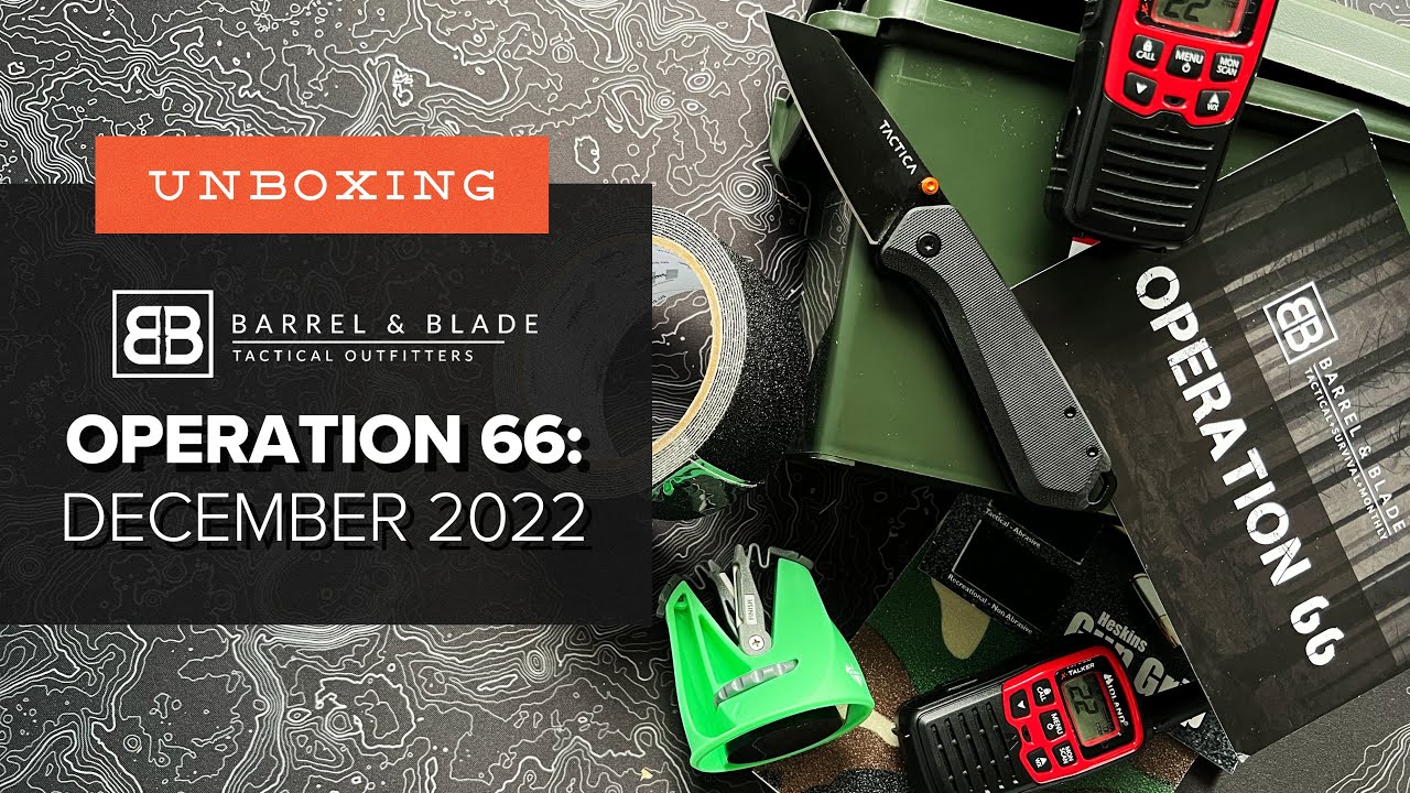 A Very Tactical Christmas - Unboxing Barrel & Blade - Operation 66 ...
