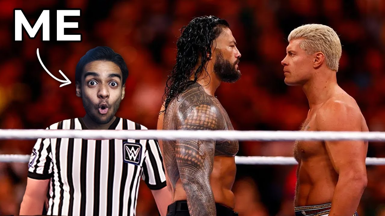 I Became a WWE Referee! - YouTube