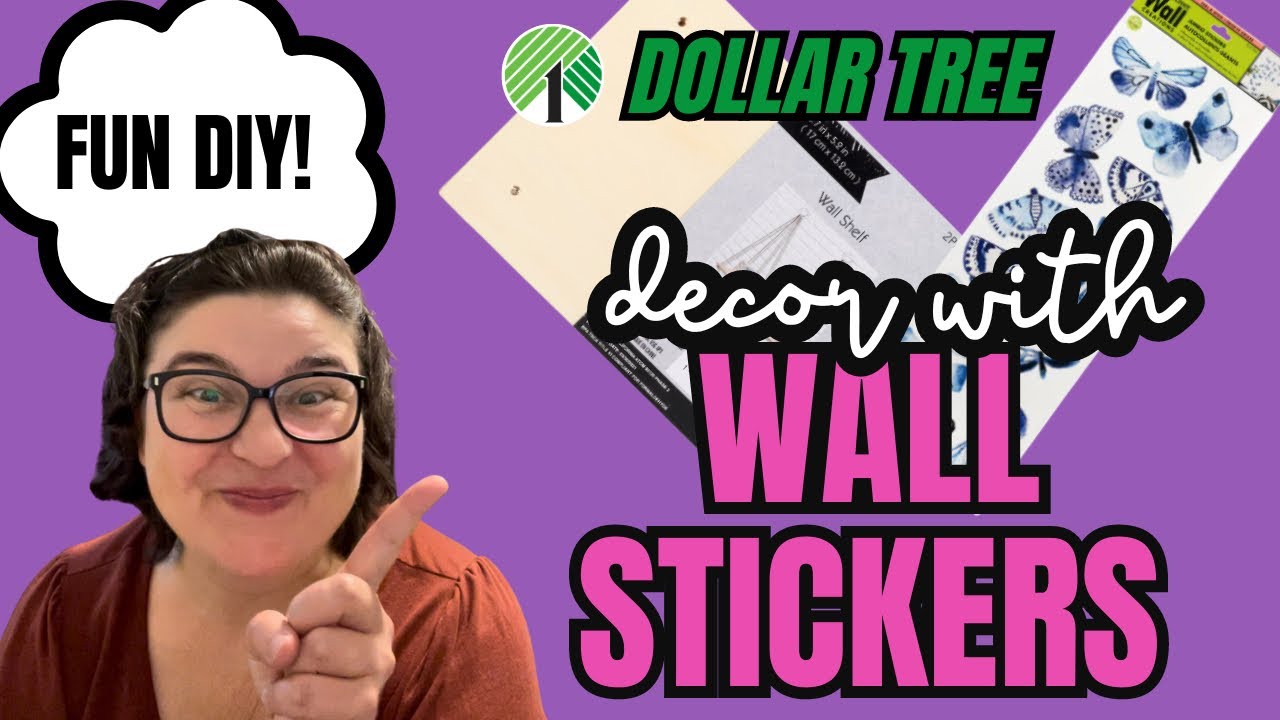Crafting with Wall Stickers - YouTube