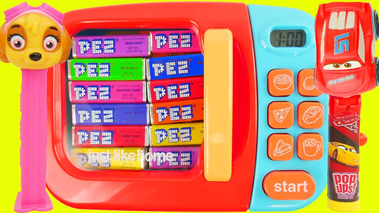 Learn colors with Pez Dipensers from Paw Patrol - YouTube