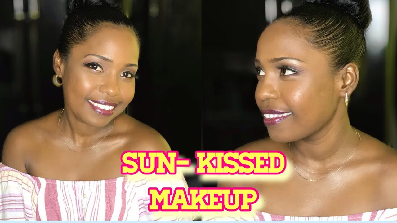 Dewy Sun- Kissed Makeup Tutorial - YouTube