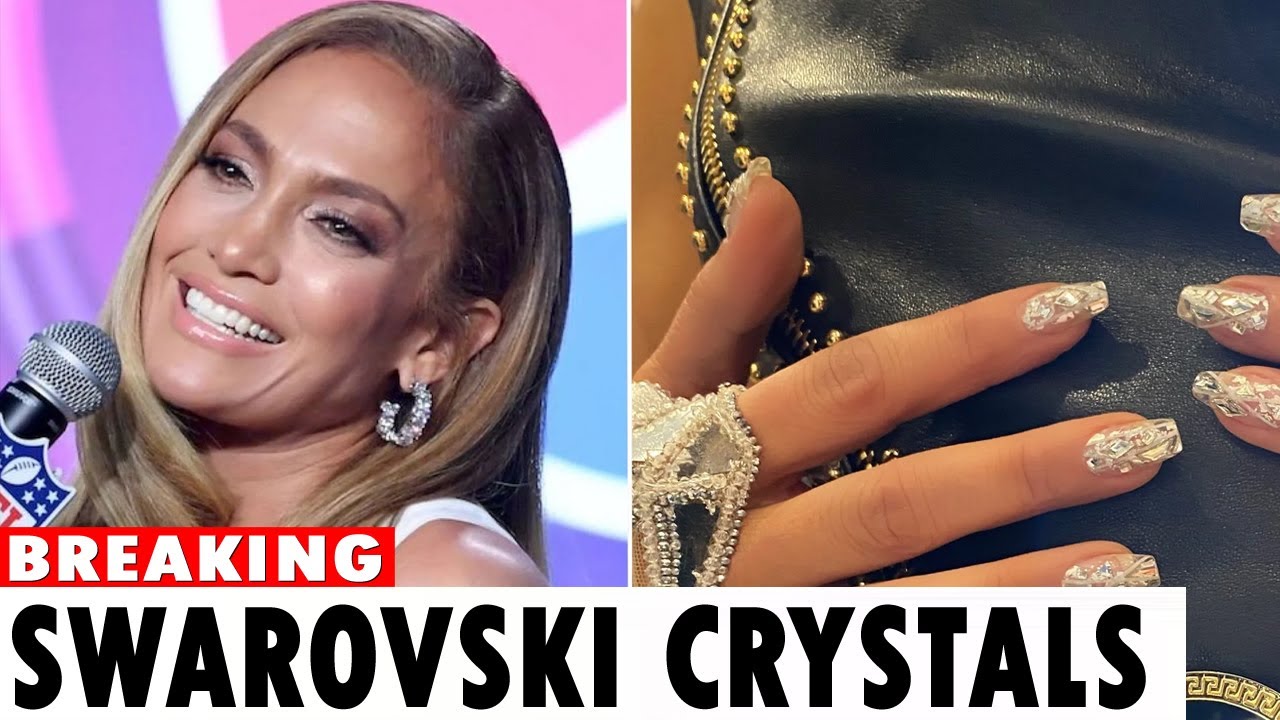 Jennifer Lopez Debuts Blinged Out Nails With Countless Swarovski ...