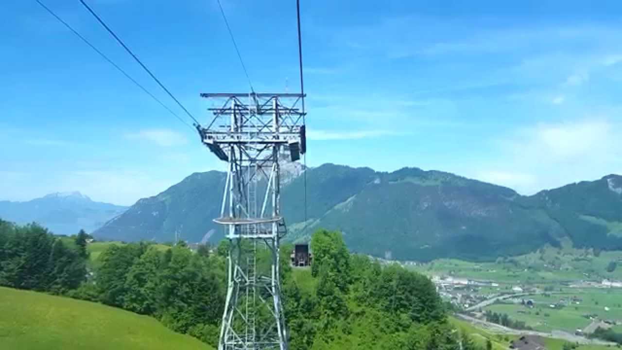 Luftseilbahn Stoos - Morschach - YouTube