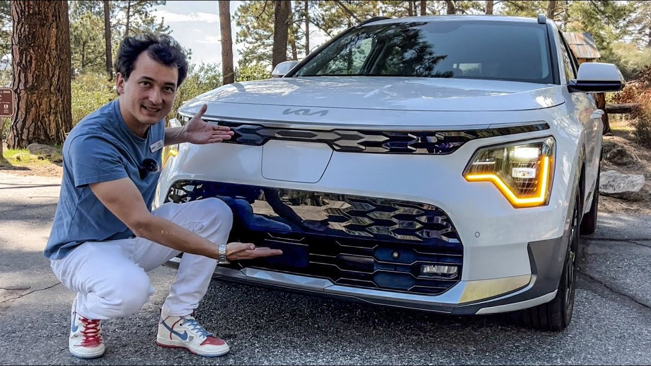 FIRST DRIVE! NEW KIA SUV from $26 000! 201 hp KIA NIRO. Driving NIRO EV ...