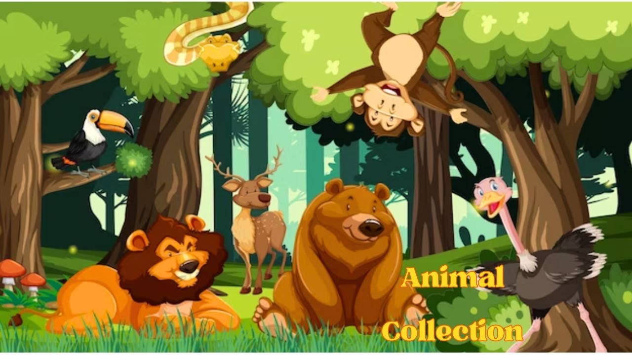 Sounds Of Wild Animals, Familiar Animal : Cat, Dog, Elephant, Giraffe ...