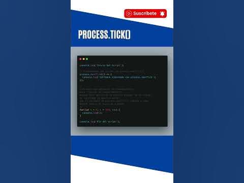 NodeJS: ¿Qué es el process.nextTick()? | Lexcademy - YouTube