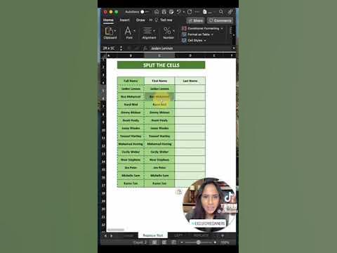 EXCEL CONVERT TEXT TO COLUMN - YouTube