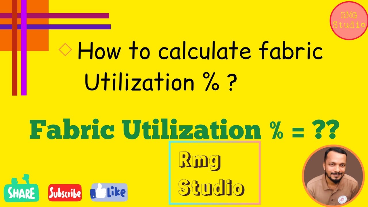 How to calculate fabric Utilization % ? ।। Fabric Utilization % ।। RMG Studio ।। - YouTube