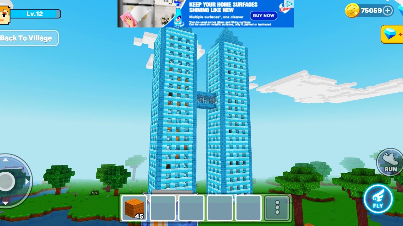 Mini Block Craft 3D Gameplay #108 (iOS & Android) | Twin Towers - YouTube