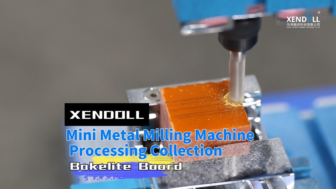 How to process a Bakelite Board on a MINI METAL MILLING MACHINE - YouTube