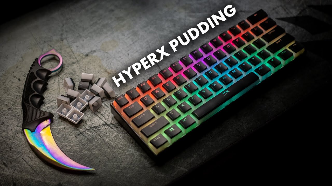 Are These the Best Budget Keycaps? $25 HyperX Pudding/RK61 - YouTube