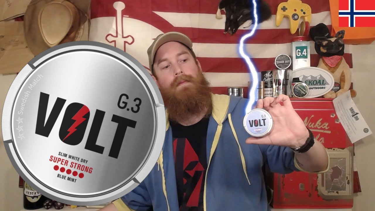 Snusprat - G.3 No8 Volt Slim White Dry Super Strong - YouTube