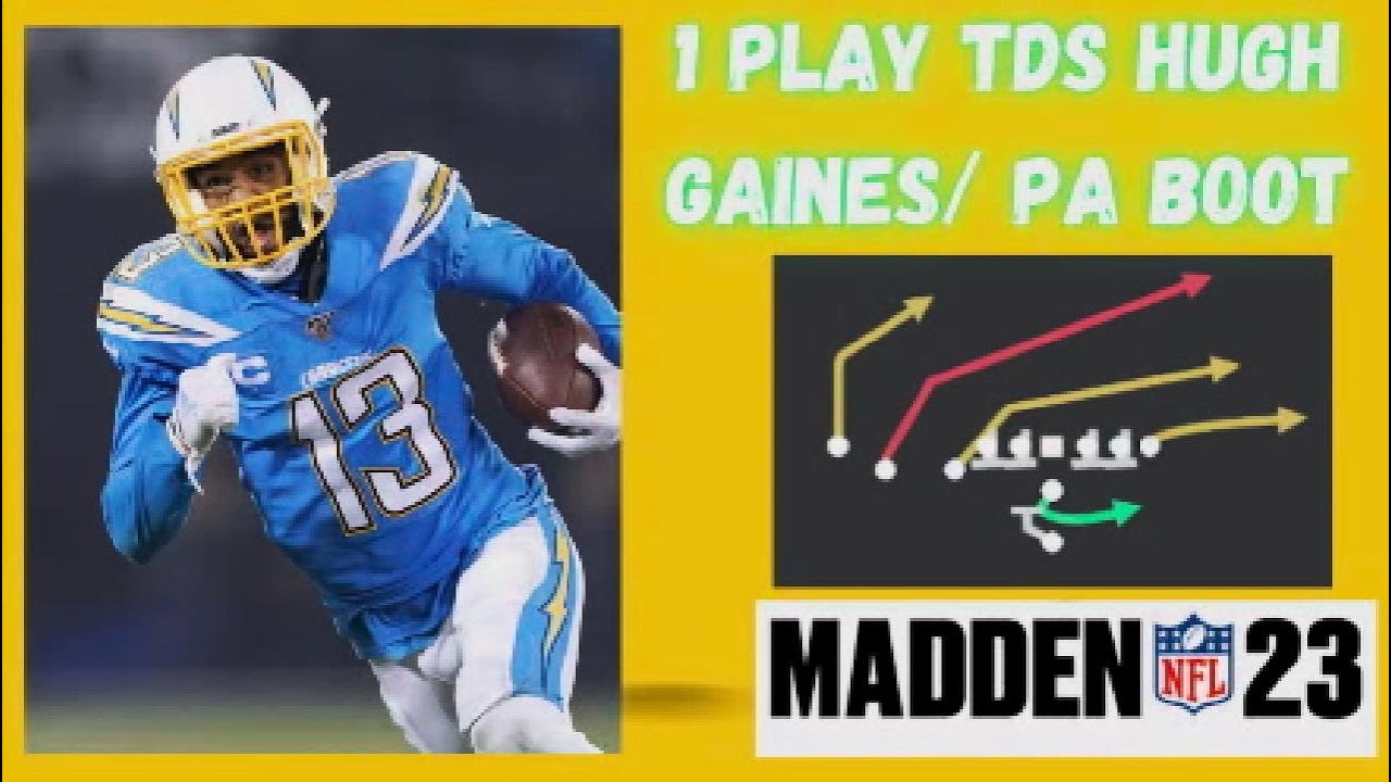 🔥1 PLAY TDs huge gaines/ pa boot/ Madden 23 - YouTube