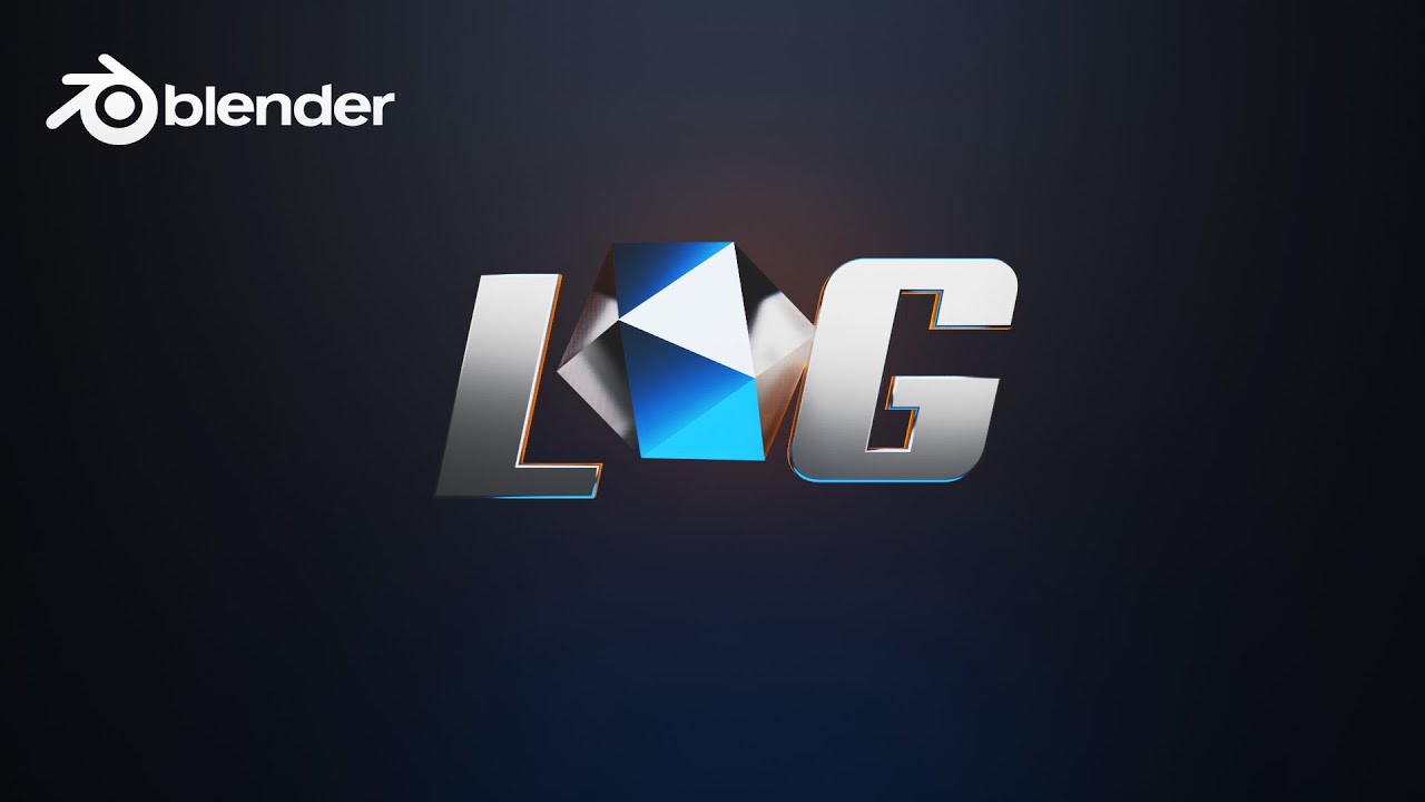 blender beginner tutorial -How to Create easy metallic Logo in blender ...