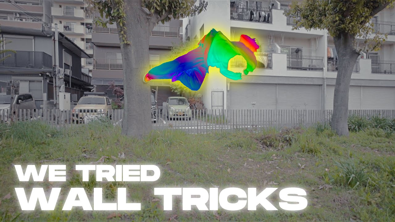 WE TRIED WALL TRICKS! - YouTube