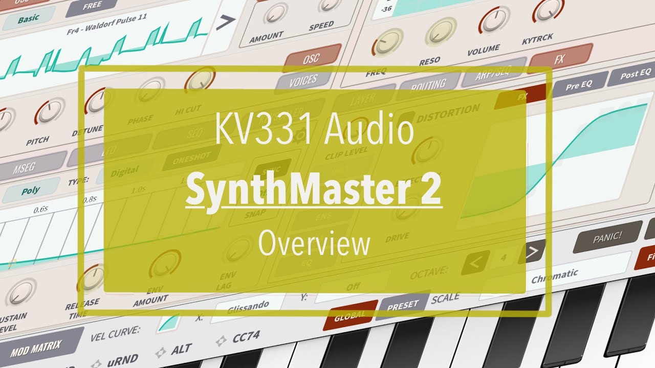 KV331 Audio SynthMaster 2 for iPad - Tutorial Part 1: Overview - YouTube