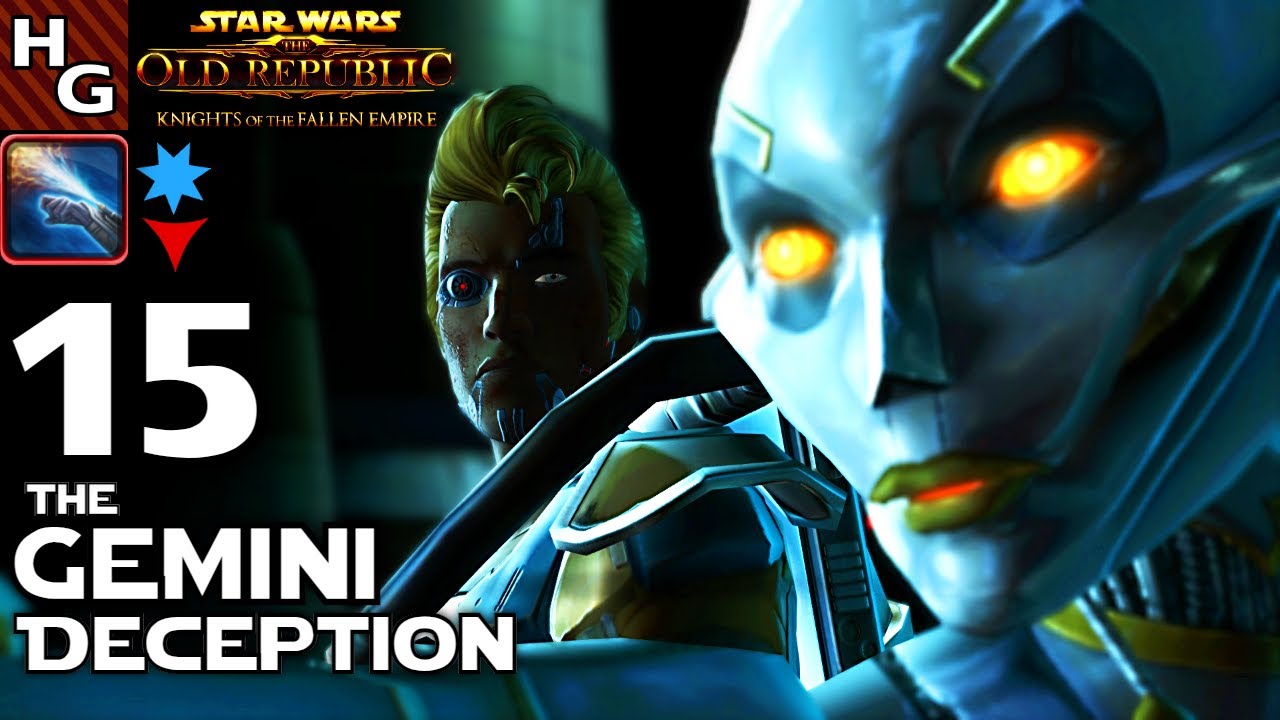 SWTOR KotFE Ch.15: The GEMINI Deception Bounty Hunter [Male] - YouTube