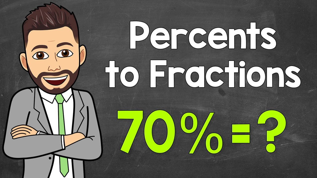 How to Convert Percents to Fractions | Practice Problems Included - YouTube